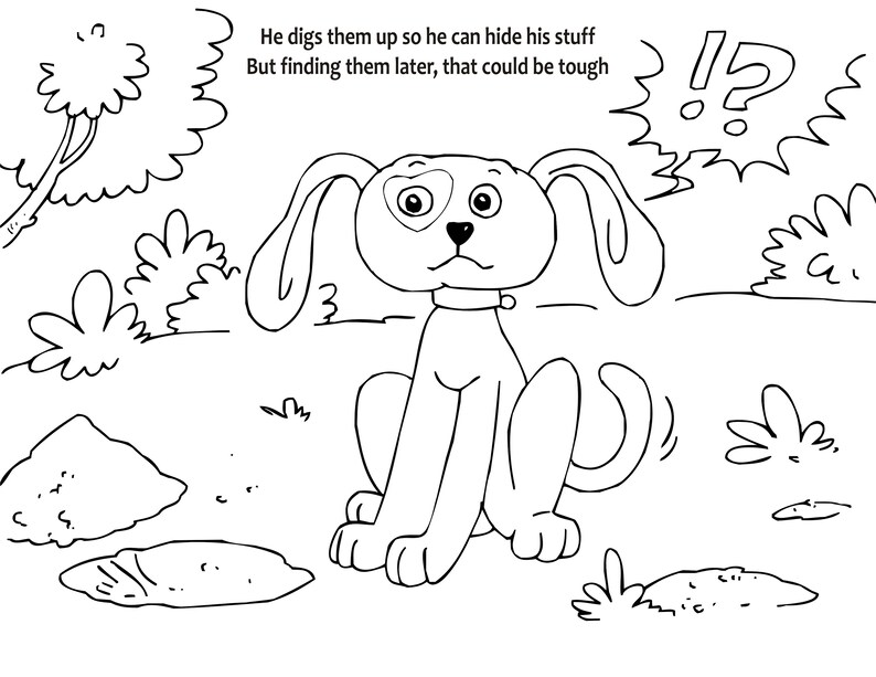 Printable Children's Storybook and Coloring Pages for Kids Scribbles ...