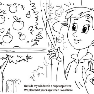 Printable Children's Storybook and Coloring Pages for Kids | the Purple ...