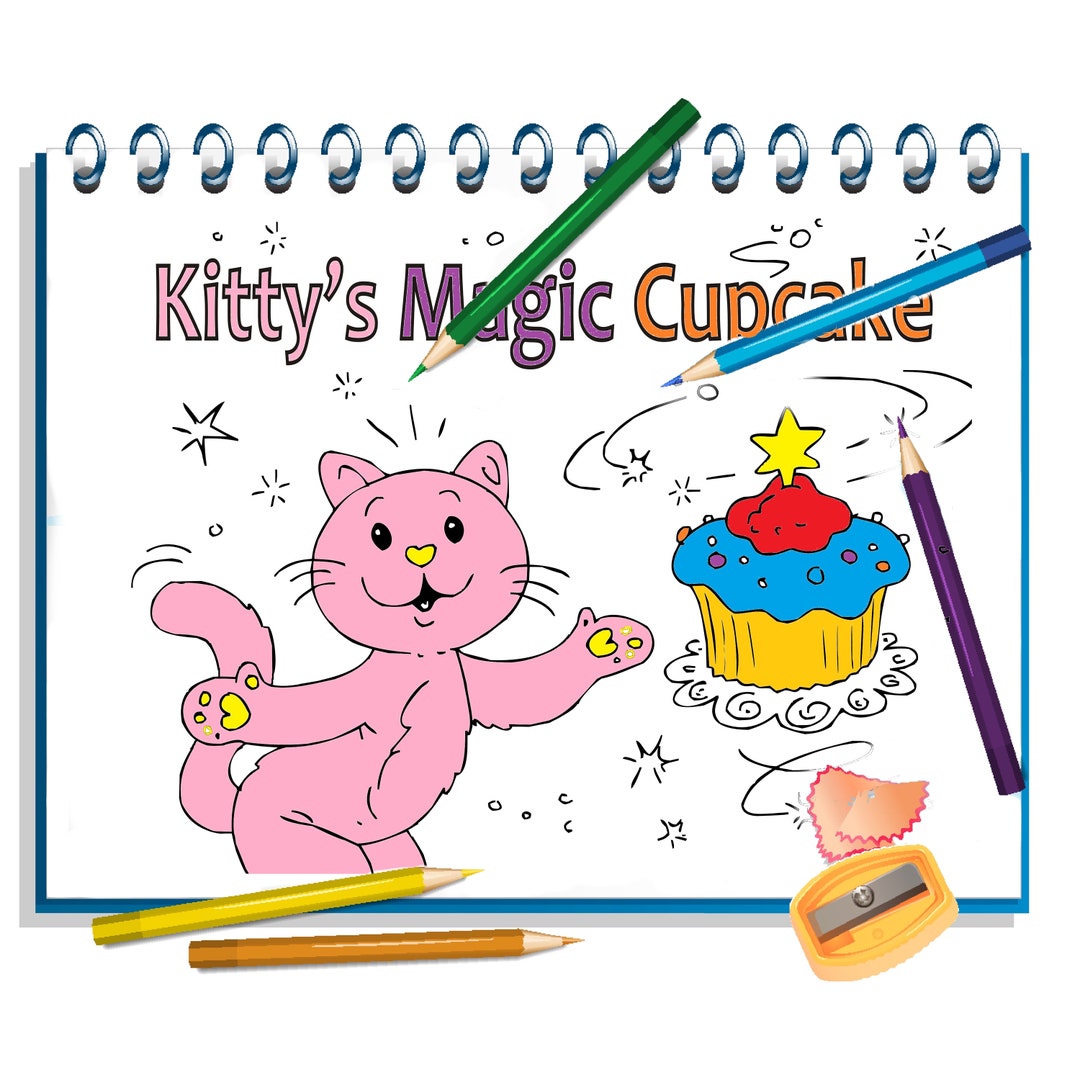 Printable Children's Storybook and Coloring Pages for Kids - Etsy