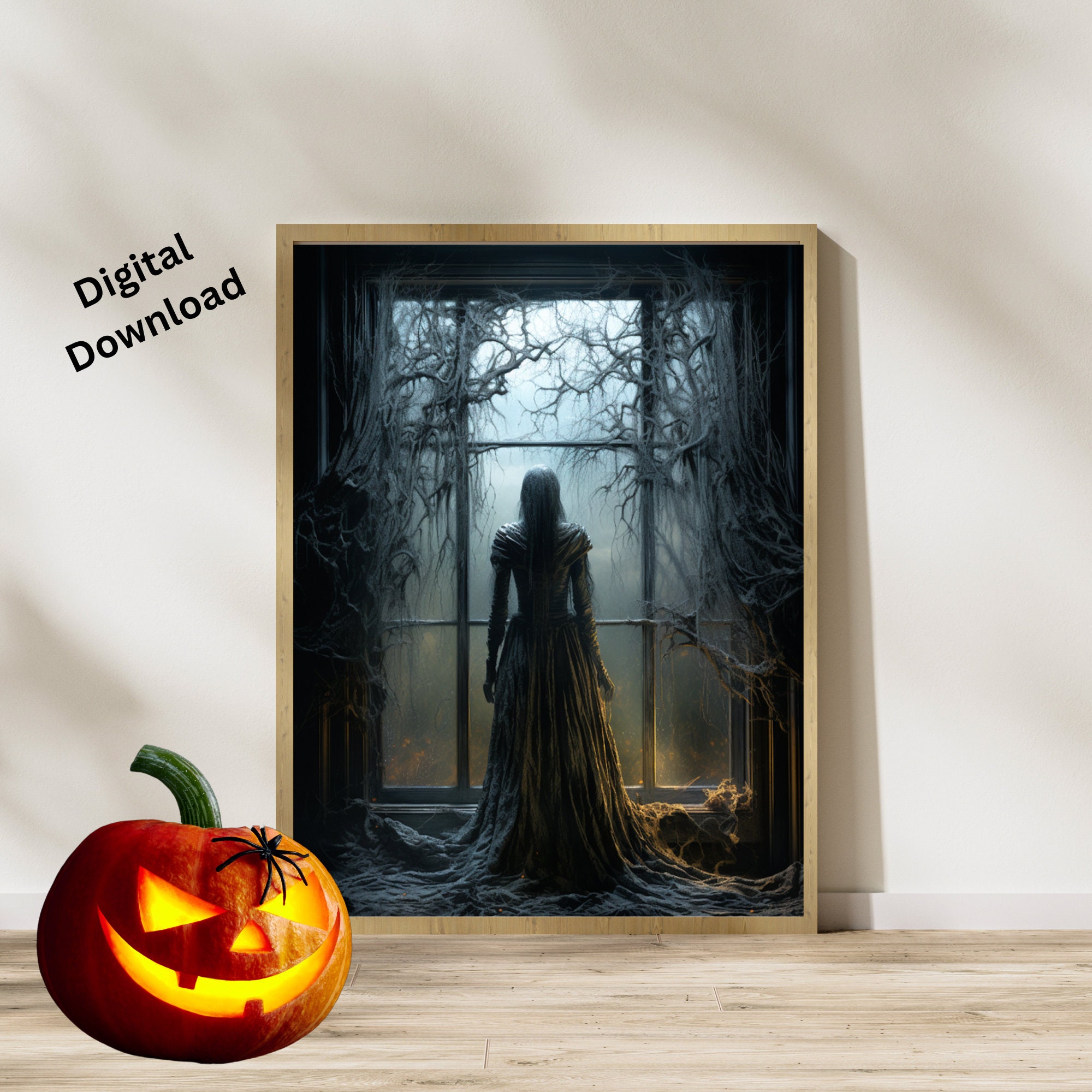 Witch Print Digital Download Printable Halloween Art - Etsy