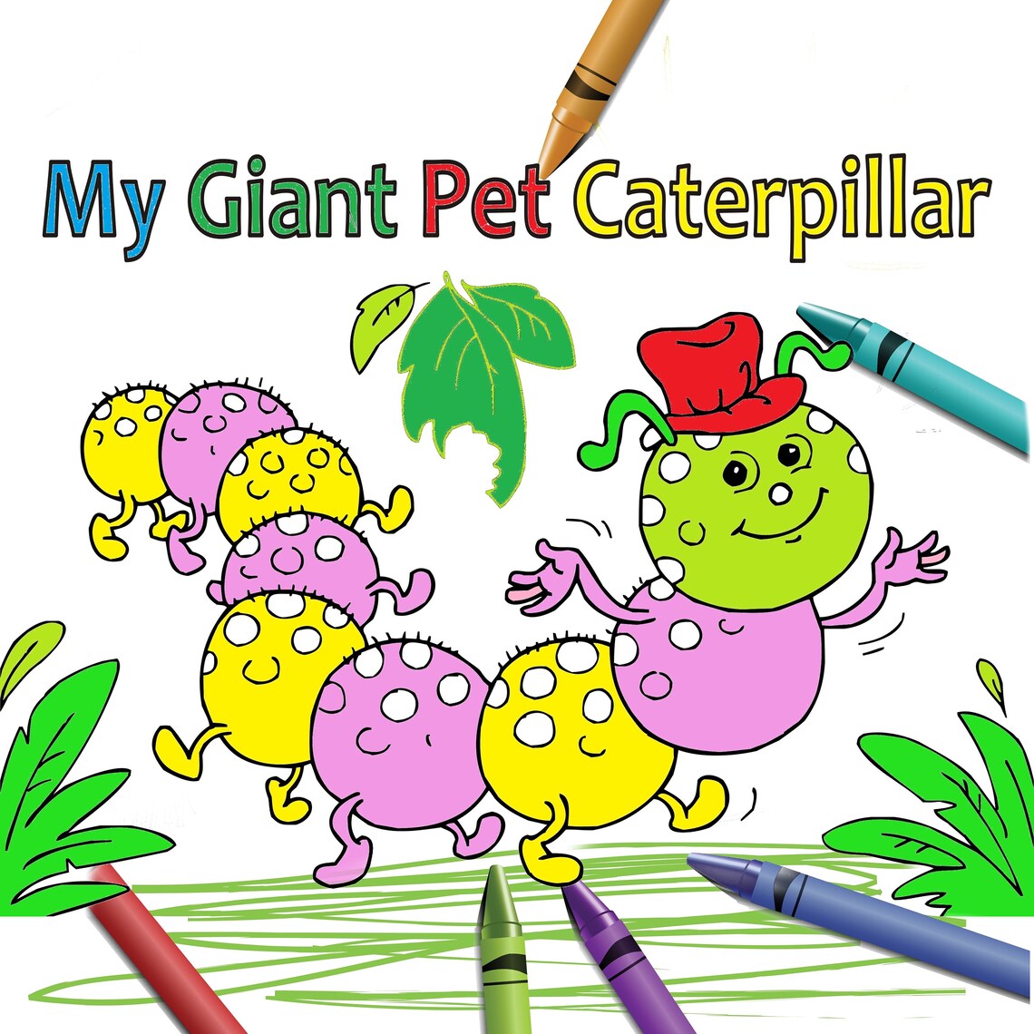 Printable Children's Storybook With Coloring Pages for - Etsy
