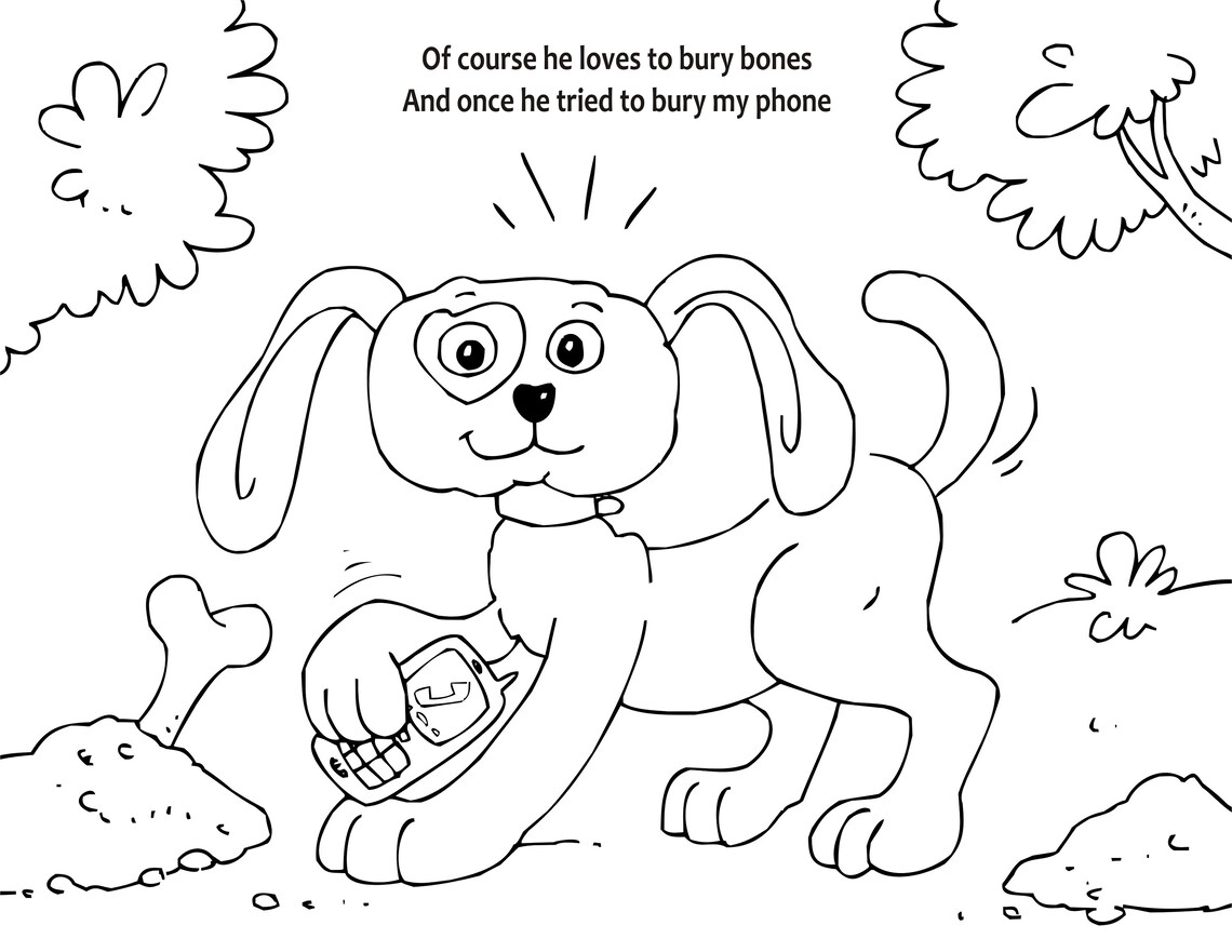 Printable Children's Storybook and Coloring Pages for Kids Scribbles ...