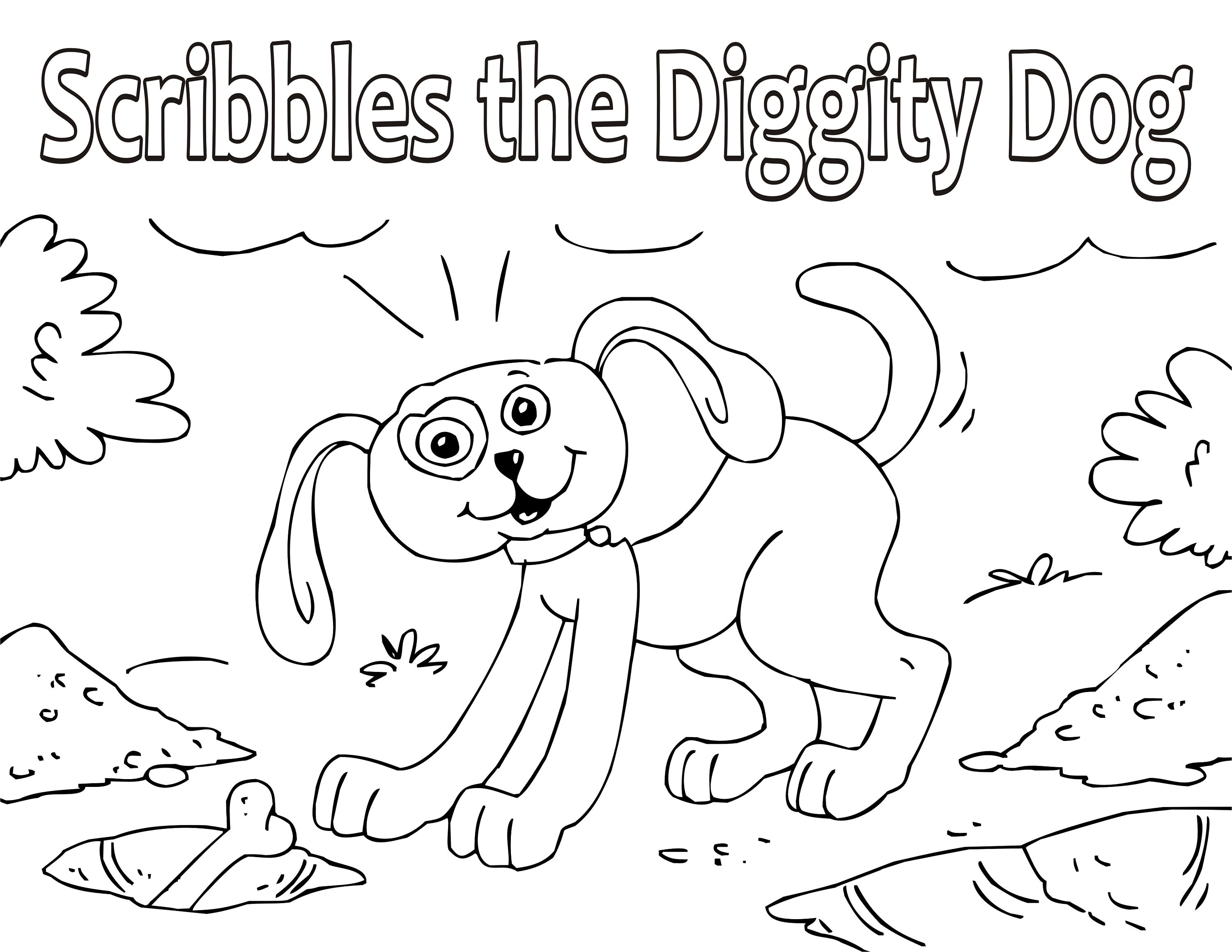 Printable Children's Storybook and Coloring Pages for Kids | Scribbles ...