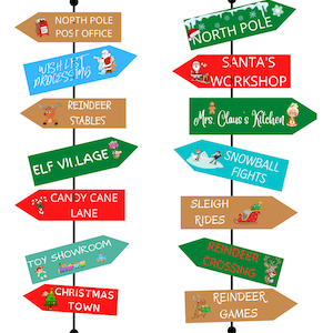 Printable Christmas Signs | Digital Christmas Printable | Digital ...
