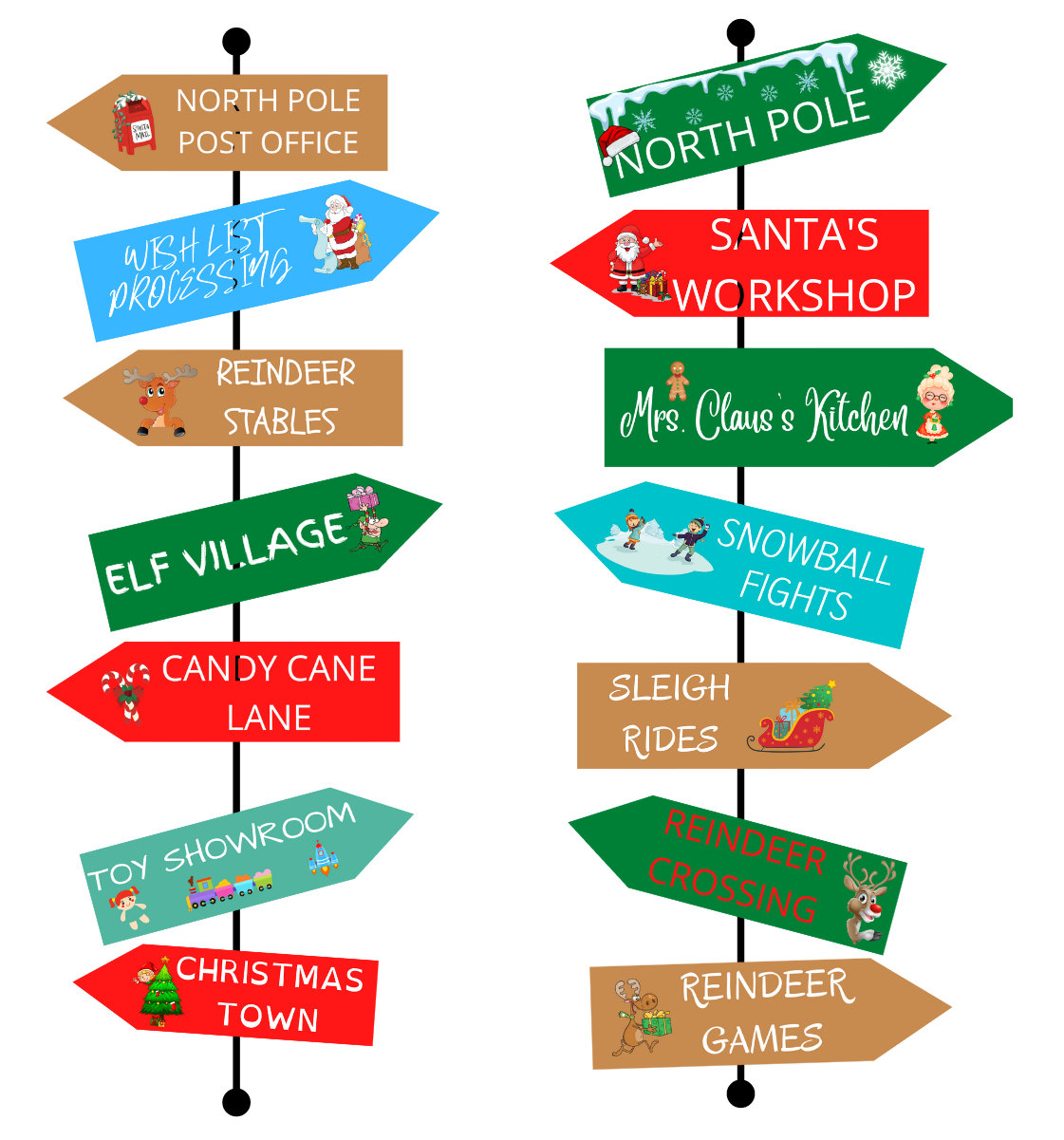 Printable Christmas Signs | Digital Christmas Printable | Digital ...