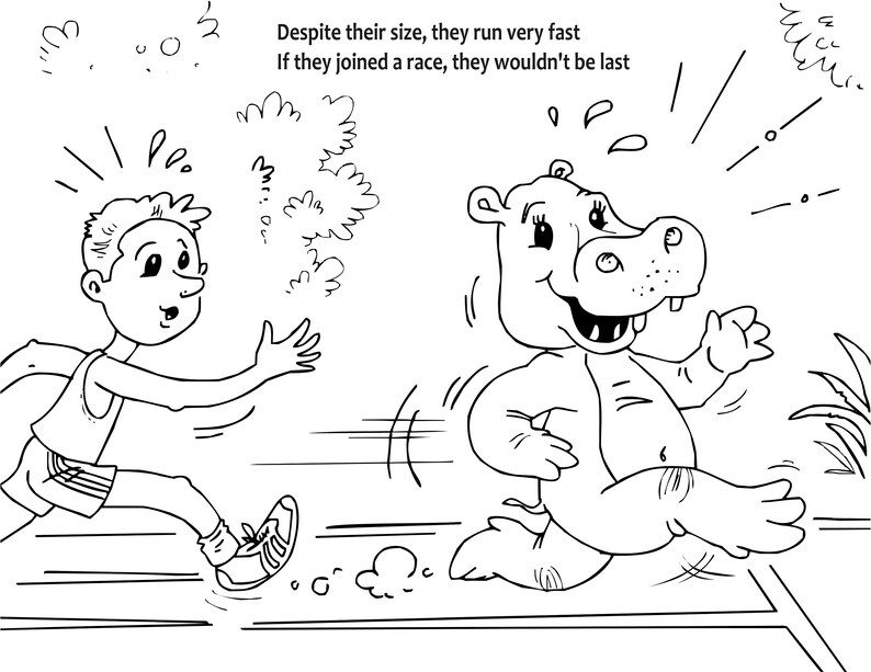 Printable Children's Storybook and Coloring Pages for Kids - Etsy