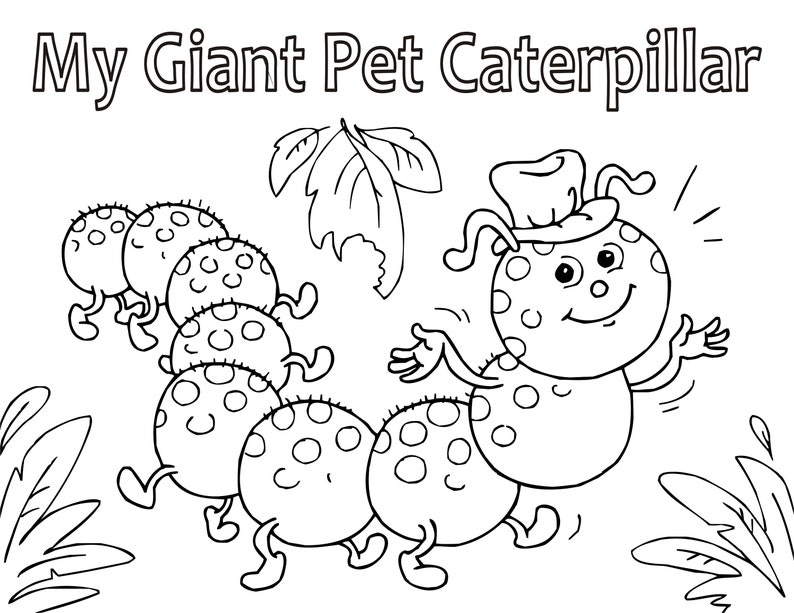 Printable Children's Storybook With Coloring Pages for Kids | My Giant ...