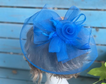 Royal Blue Tea Party Hat - Etsy