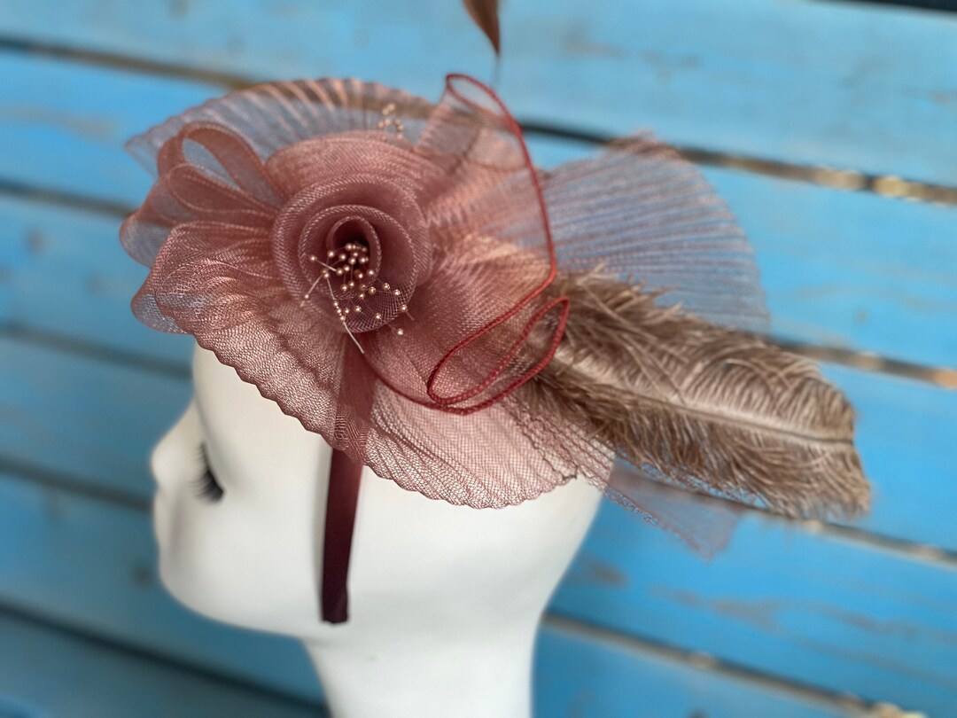 Elegant Vintage DEEP PINK Tea Hat Large 13 Women's Tea - Etsy