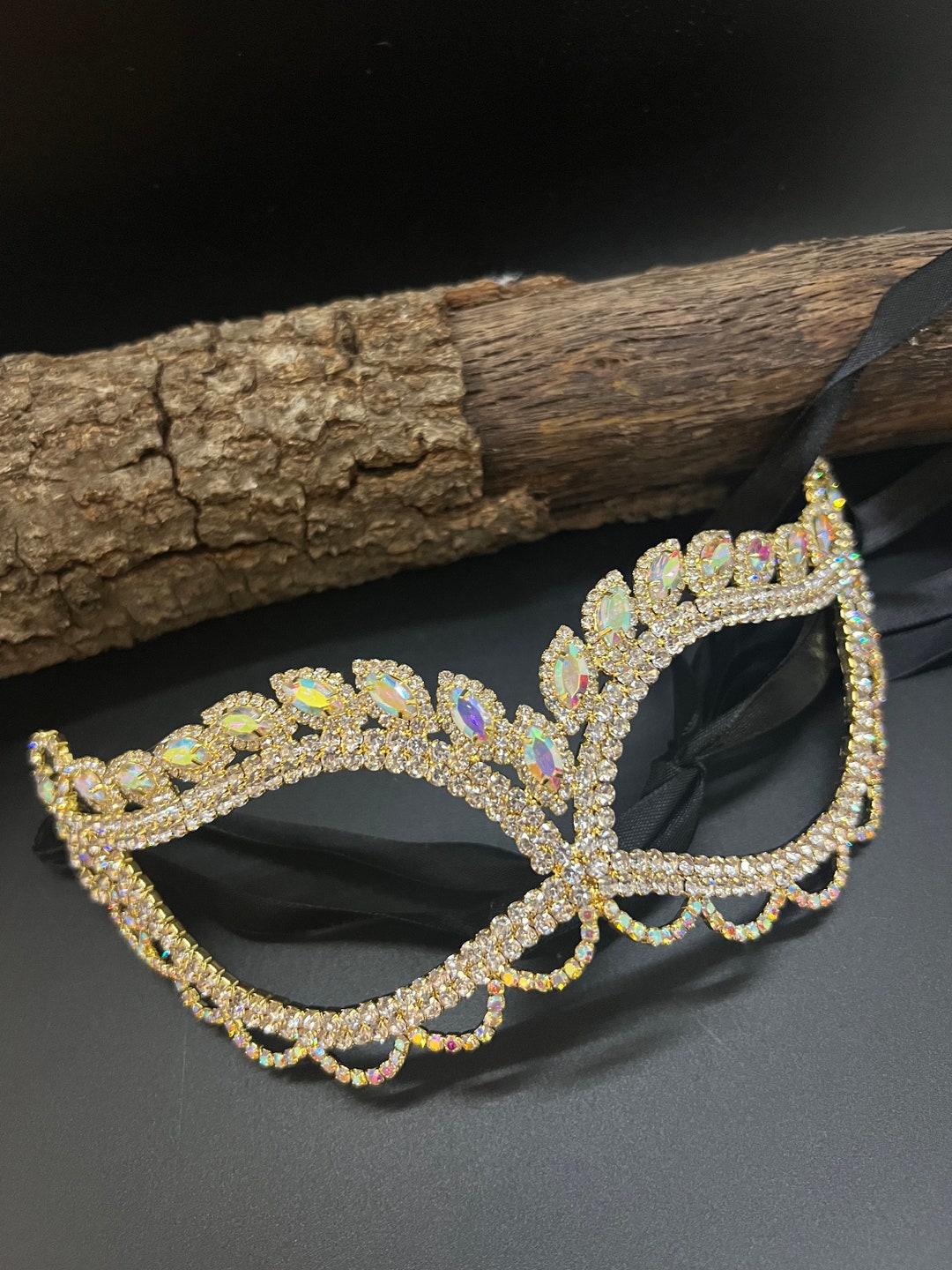 Crystal Wedding Mask Prom Mask Masquerade Ball Dance Party Mask Costume ...