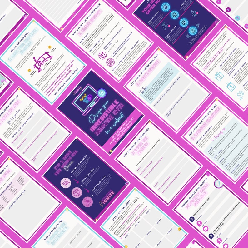 Irresistible Offer Planner: Printable Workbook for Coaches (PDF) - Etsy