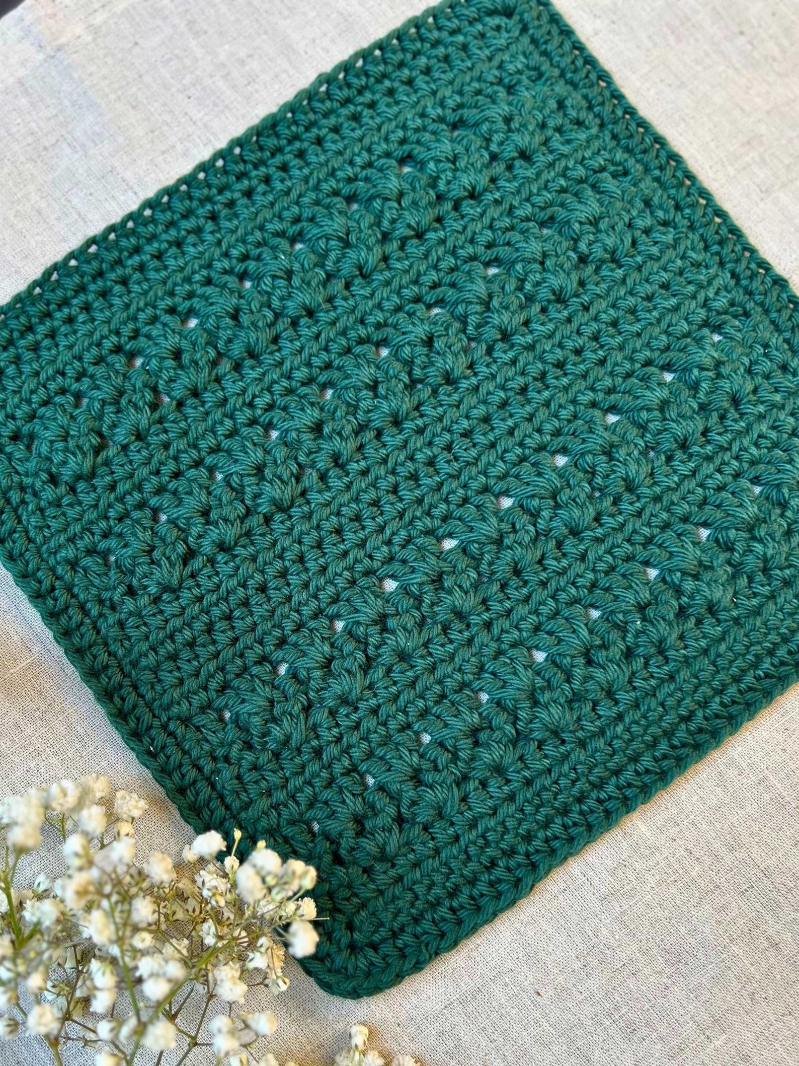 CROCHET PATTERN - Pinecrest Dishcloth Pattern - Crochet Dishcloth ...