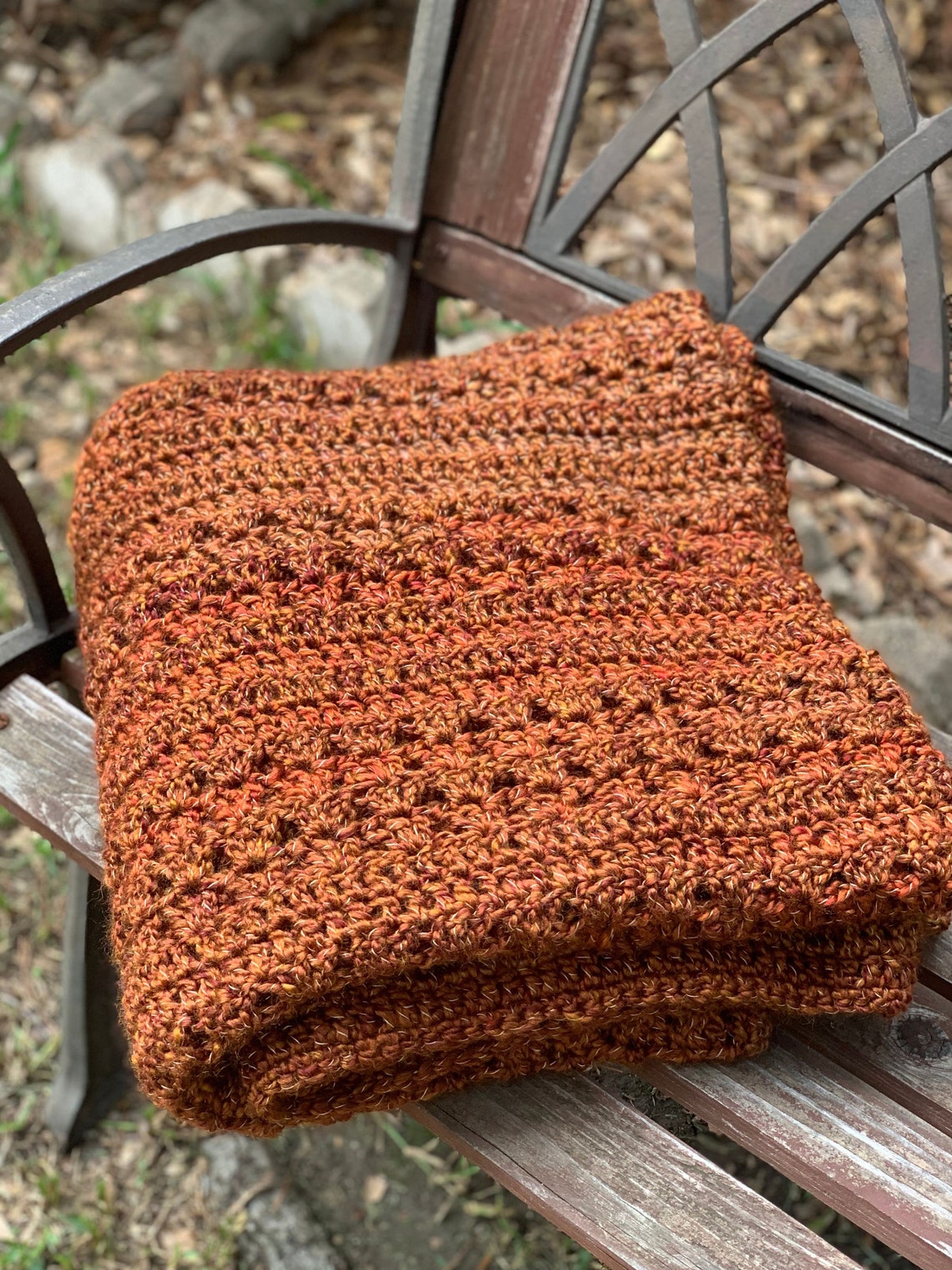 CROCHET PATTERN - Hayrides in Autumn Throw Blanket Pattern - Crochet ...