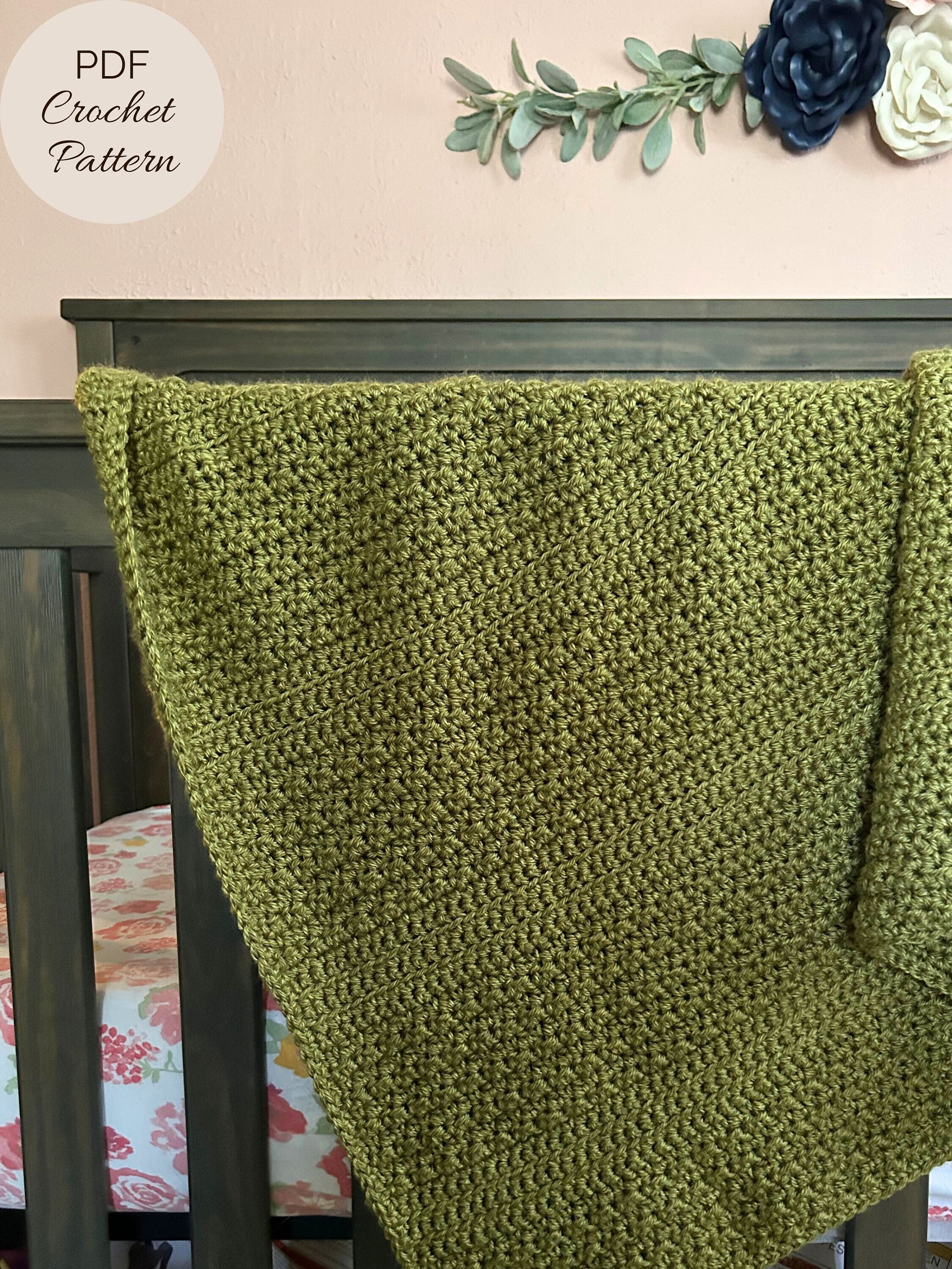 CROCHET PATTERN Pecan Grove Baby Blanket Pattern Crochet - Etsy