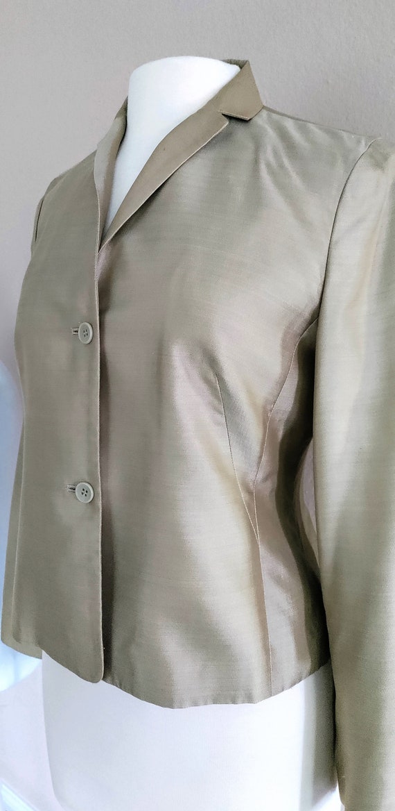 Silk blazer jacket size - Gem