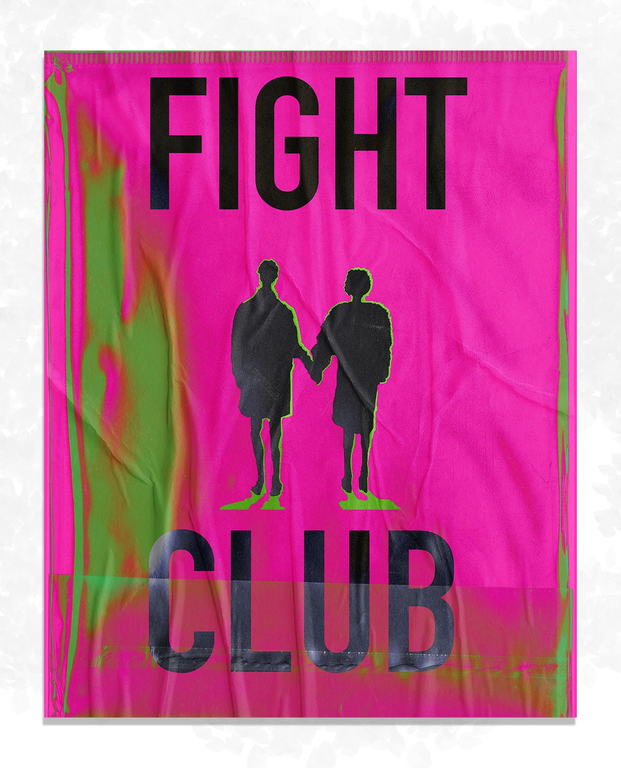 FIGHT CLUB (1999) Poster - Vintage Retro Movie Poster Art Print ...