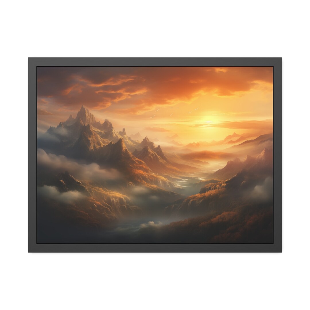 Eternal Ascent Meditative Art Inspiring Art AI Art Landscape Art ...