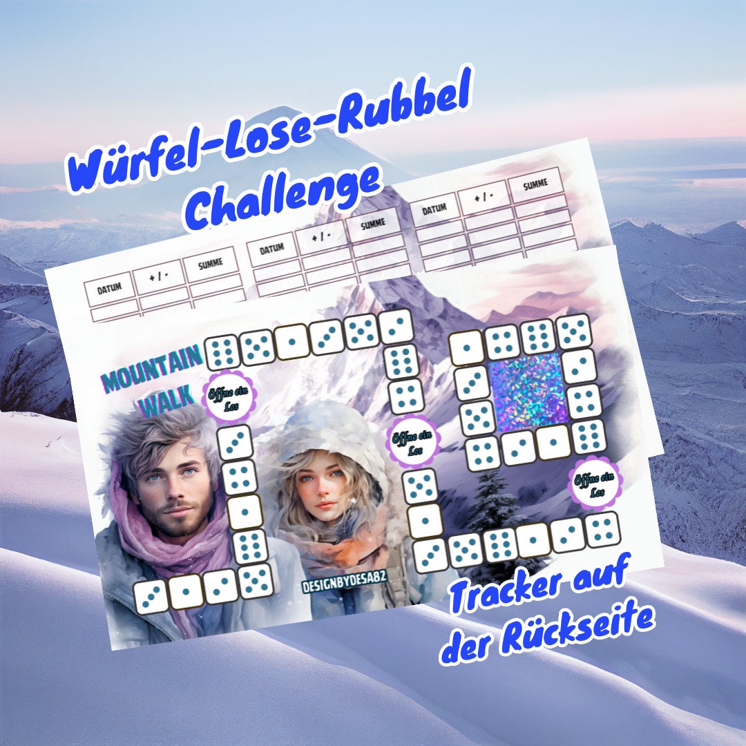 Sparchallenge Mountain Walk / Scratch Challenge / A6 Envelope - Etsy