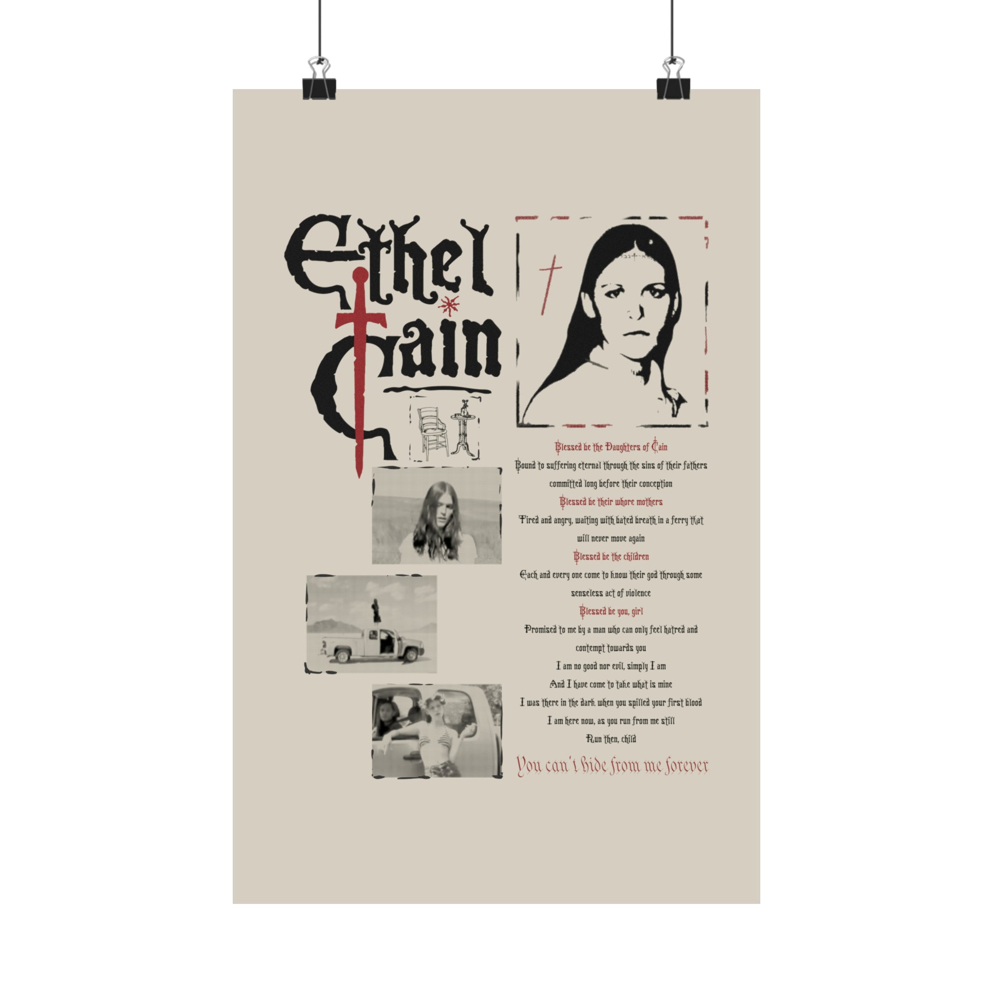 Ethel Cain Inspired Poster - Etsy