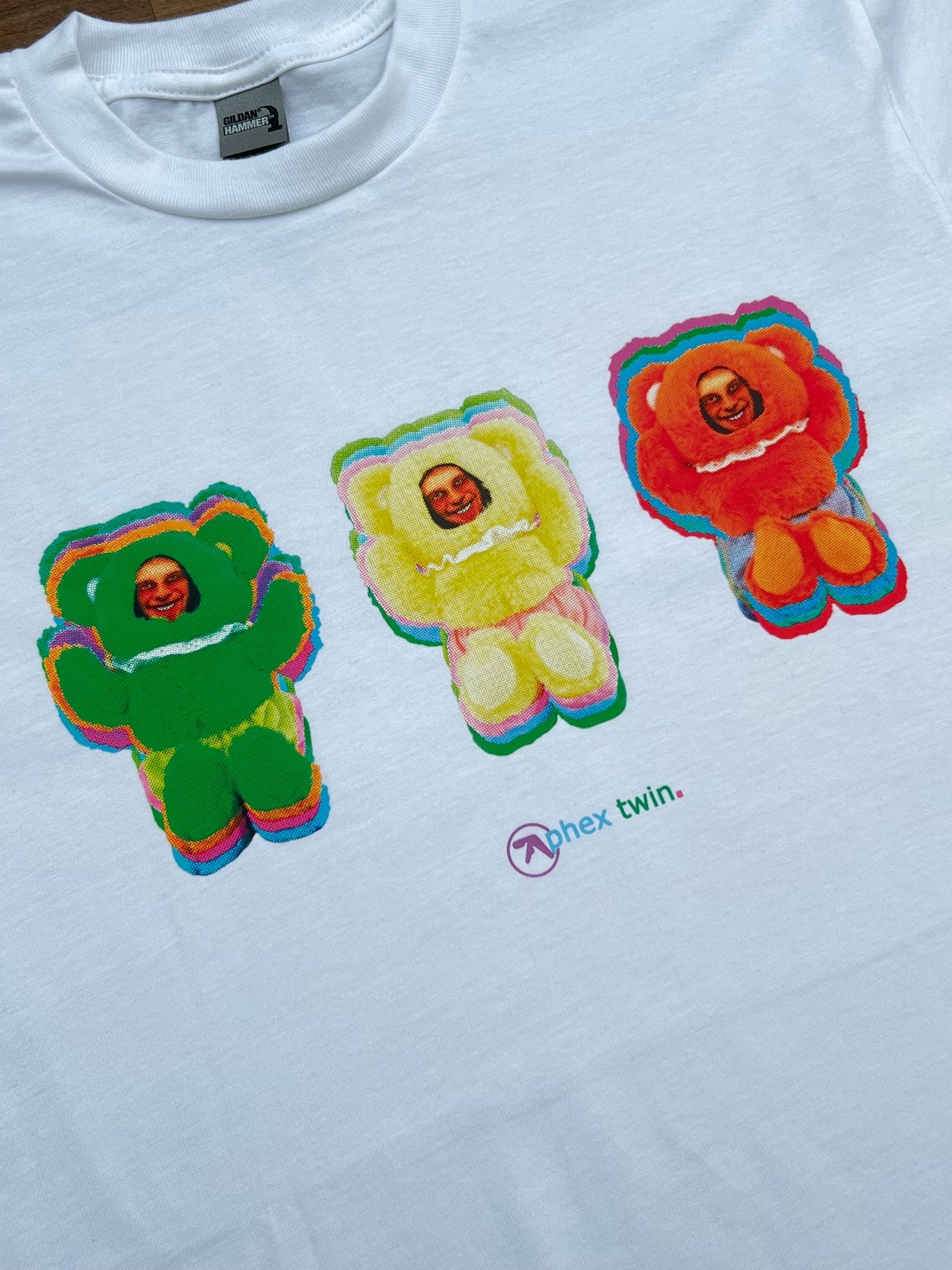 Aphex Twin Bear Tee (aphex Twin Inspired) - Etsy
