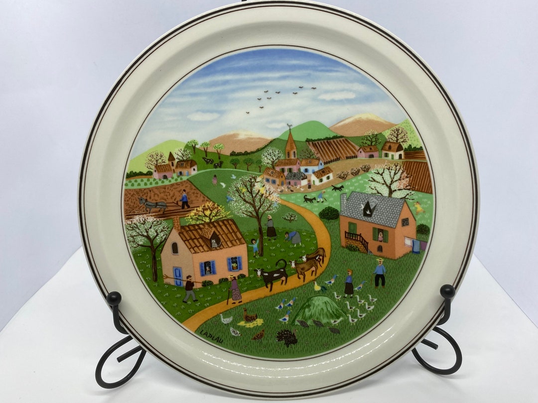 Villeroy and Boch Naif Four Seasons Plate Number One Spring - Etsy