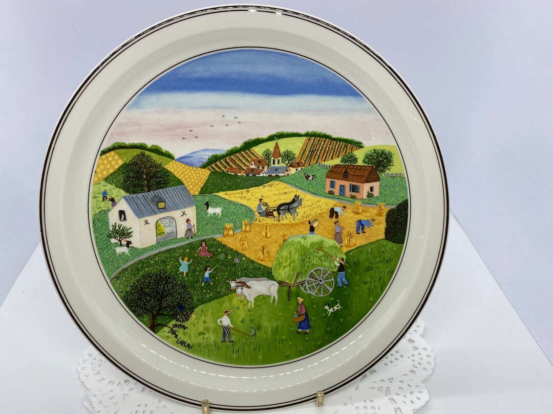 Villeroy and Boch Naif Four Seasons Plate Number Two Summer - Etsy