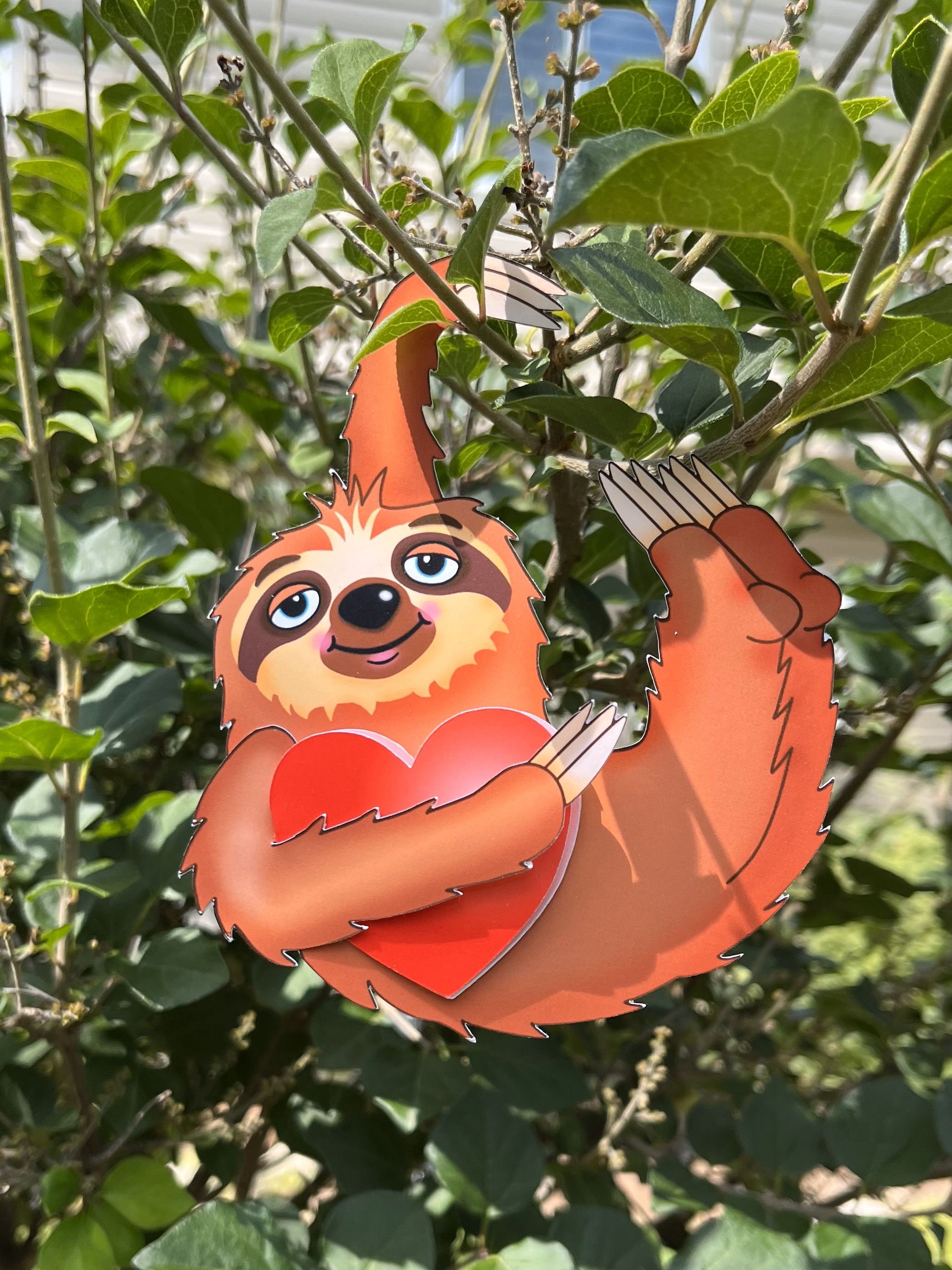 Personalized Money Holder hug Sloth Standup Greeting Card birthday ...