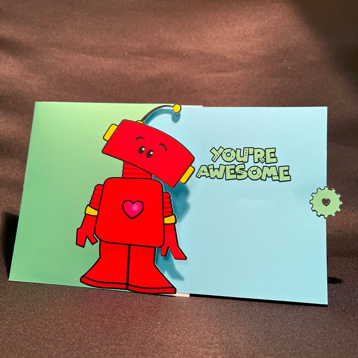 Interactive Birthday Greeting Card Doodlybot tipp - Etsy