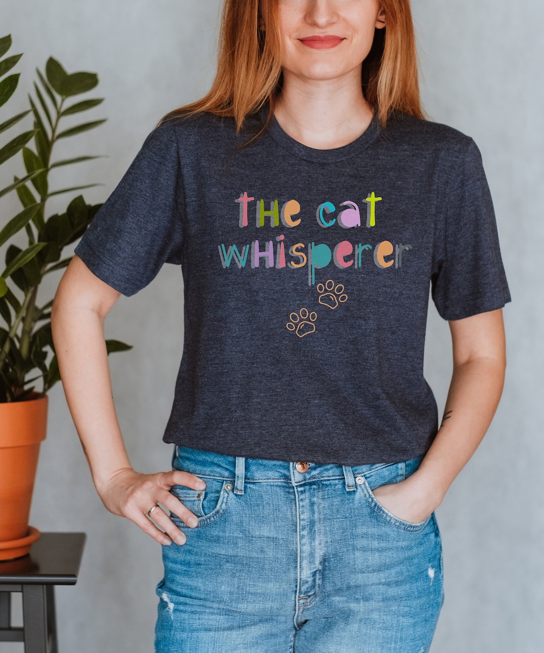 Funny Cat Shirts for Women Men Cat Whisperer Cute Cat - Etsy UK