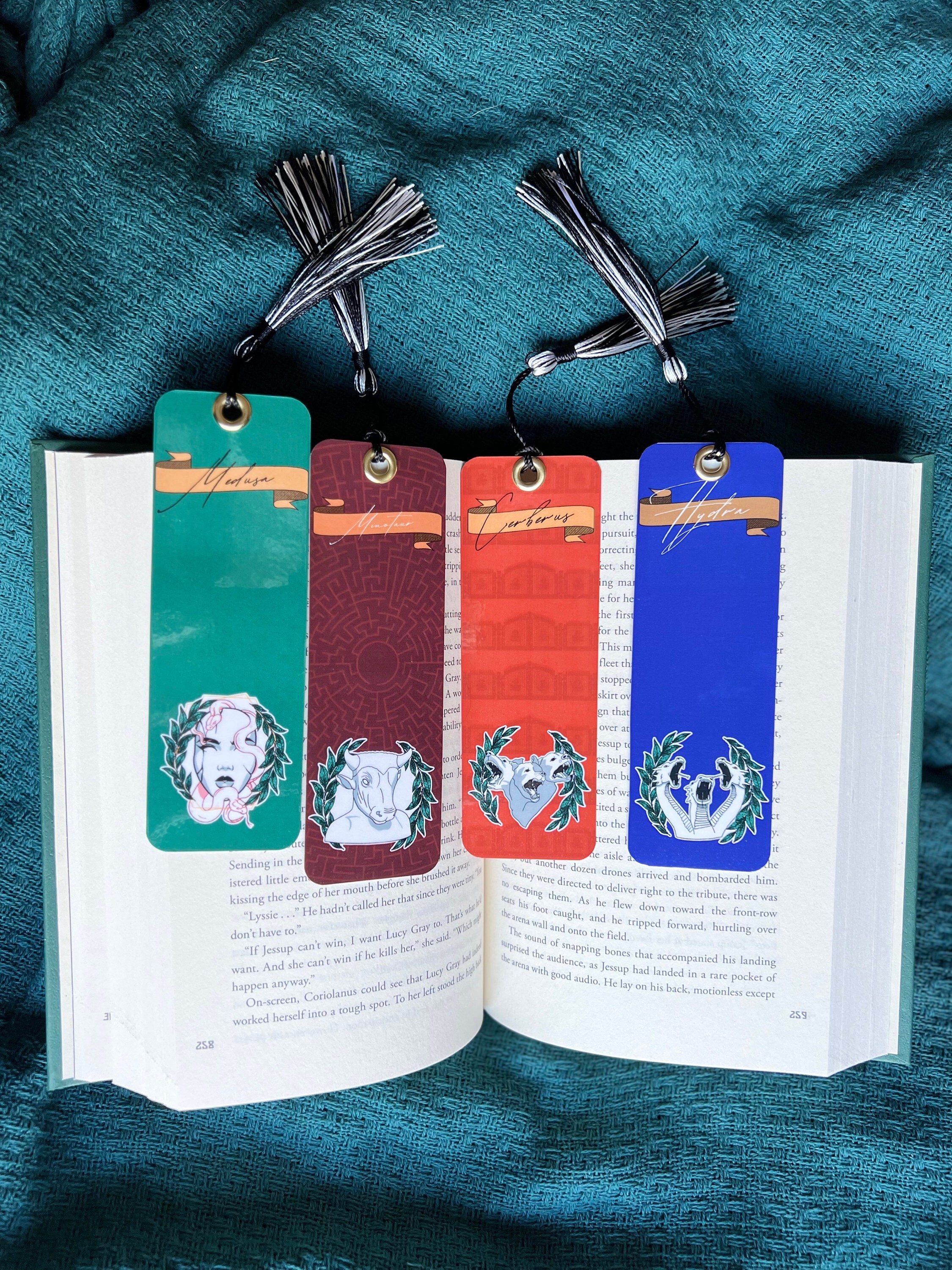 Bookmark Greek Mythological Monsters Handmade Bookmarks - Etsy