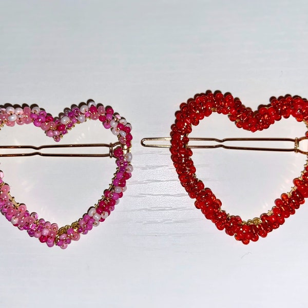 Heart Hair Ties - Etsy