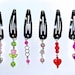 Beaded Hair Clips Set, Beaded Snap Hair Clip Set (2 Pieces), Y2K Hair ...