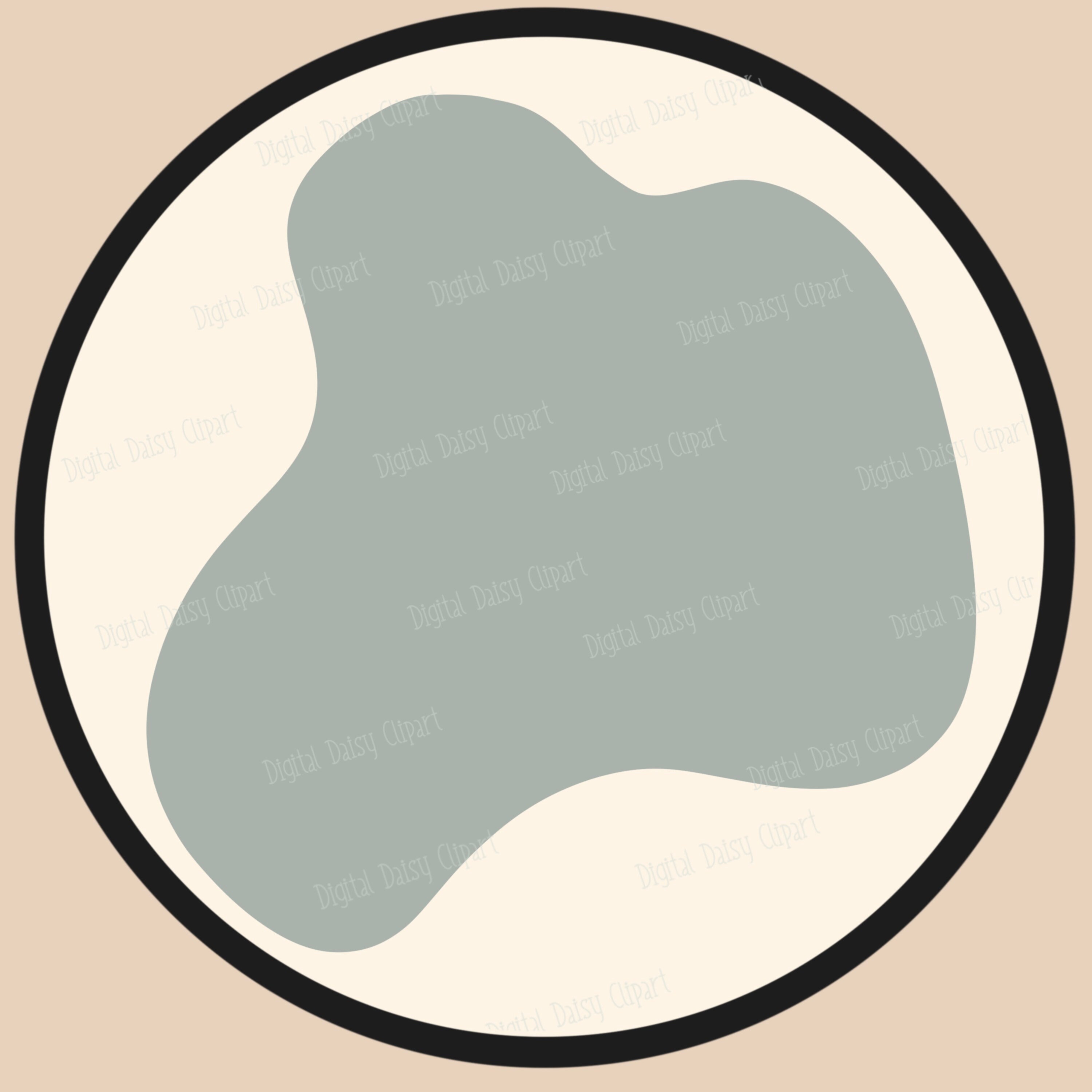 Solid Blob Clipart, Colorful Clipart, Back to School Clipart ...