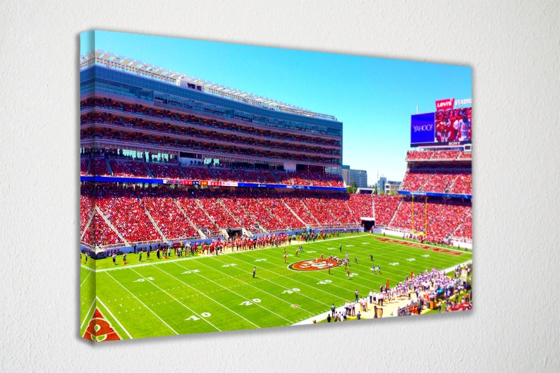 San Francisco 49ers Levis Stadium Poster Canvas Wall Art Wall Decor ...