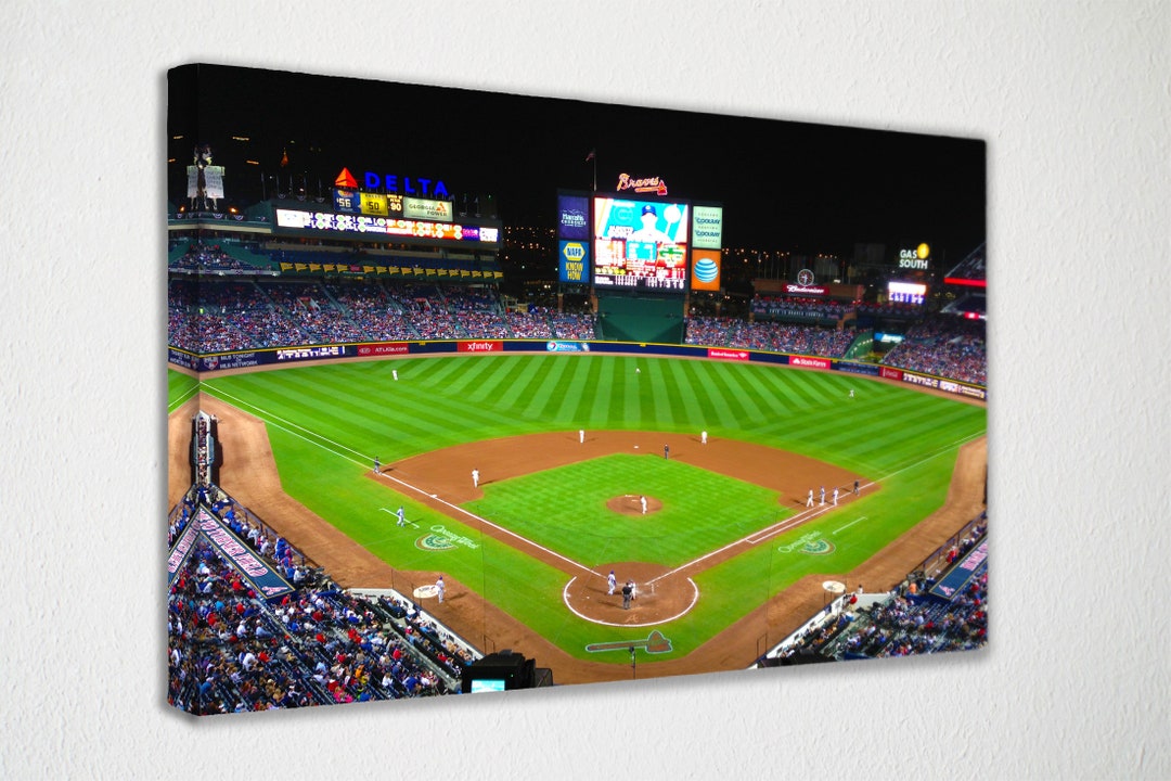 Truist Park Stadium Atlanta Braves Stadium Canvas Wall Art - Etsy