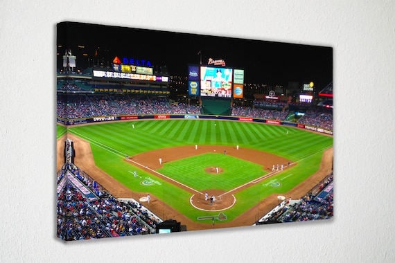 Truist Park Stadium Atlanta Braves Stadium Canvas Wall Art - Etsy