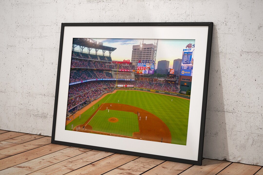 Truist Park Stadium - Atlanta Braves Stadium, Poster Framed Room Decor ...