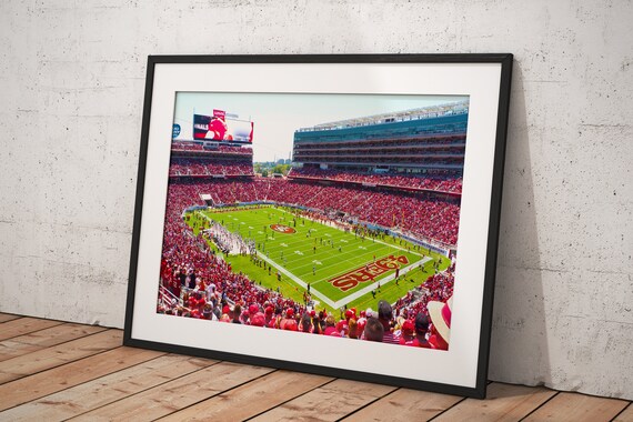 San Francisco 49ers Levis Stadium Poster Framed Room Decor - Etsy