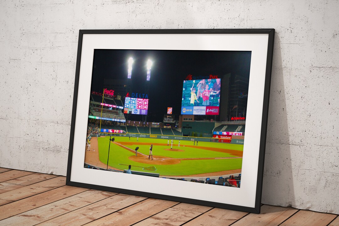 Truist Park Stadium - Atlanta Braves Stadium, Poster Framed Room Decor ...