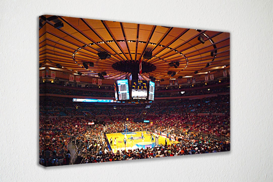 Madison Square Garden - Ny Knicks Stadium Poster Canvas Wall Art Wall ...