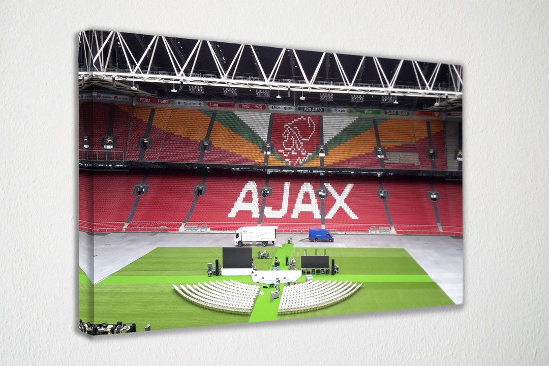 Ajax Wall Art | Amsterdam Arena Canvas Poster Canvas, Wall Decor ...
