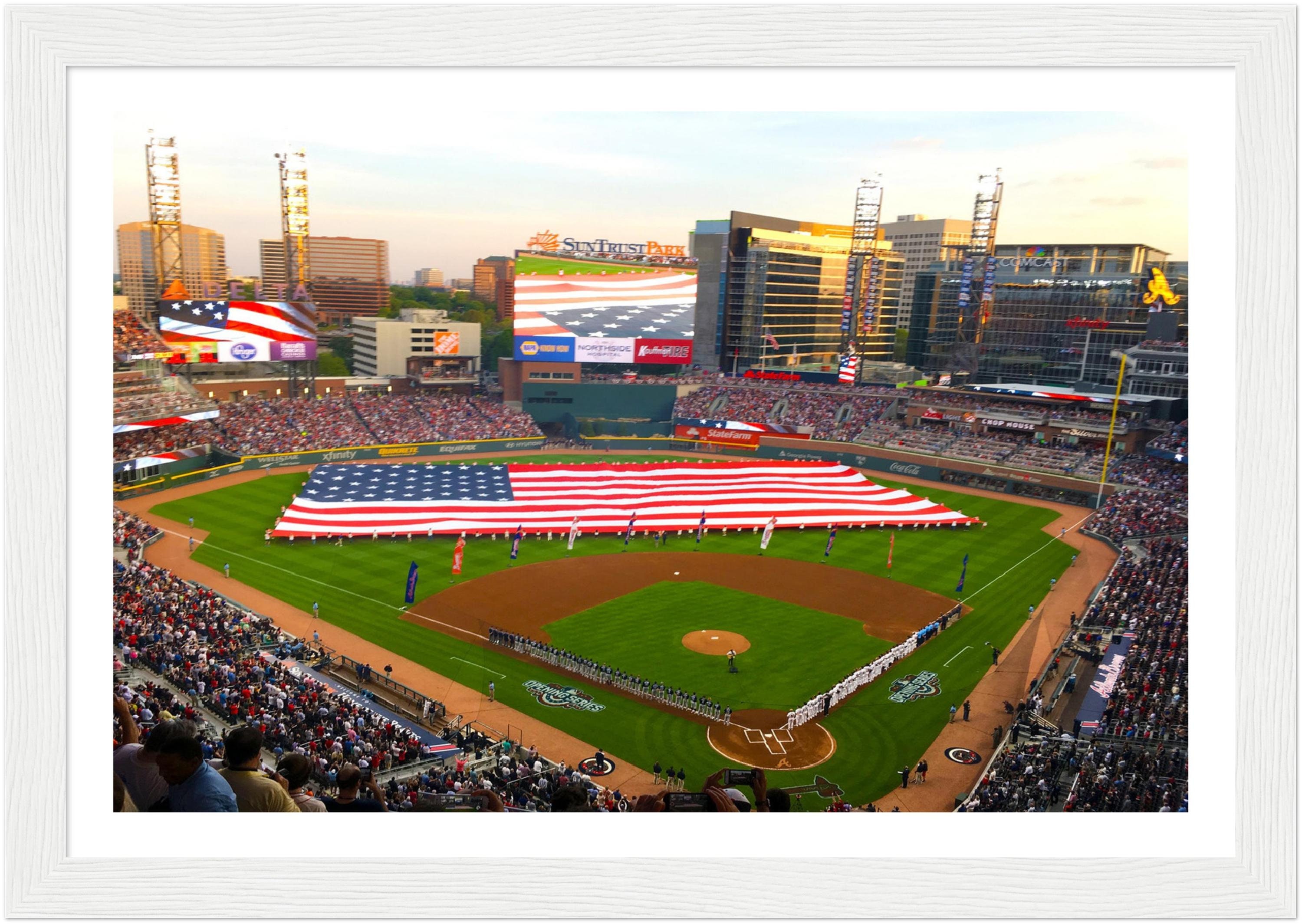 Truist Park Stadium - Atlanta Braves Stadium, Poster Framed Room Decor ...