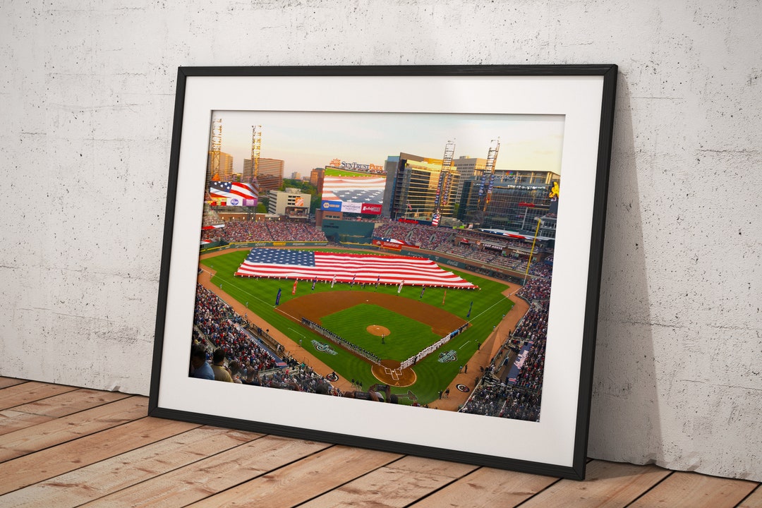 Truist Park Stadium - Atlanta Braves Stadium, Poster Framed Room Decor ...