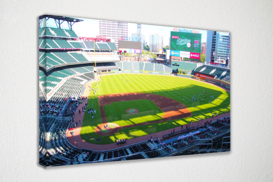 Truist Park Stadium - Atlanta Braves Stadium Canvas Wall Art Wall Decor ...