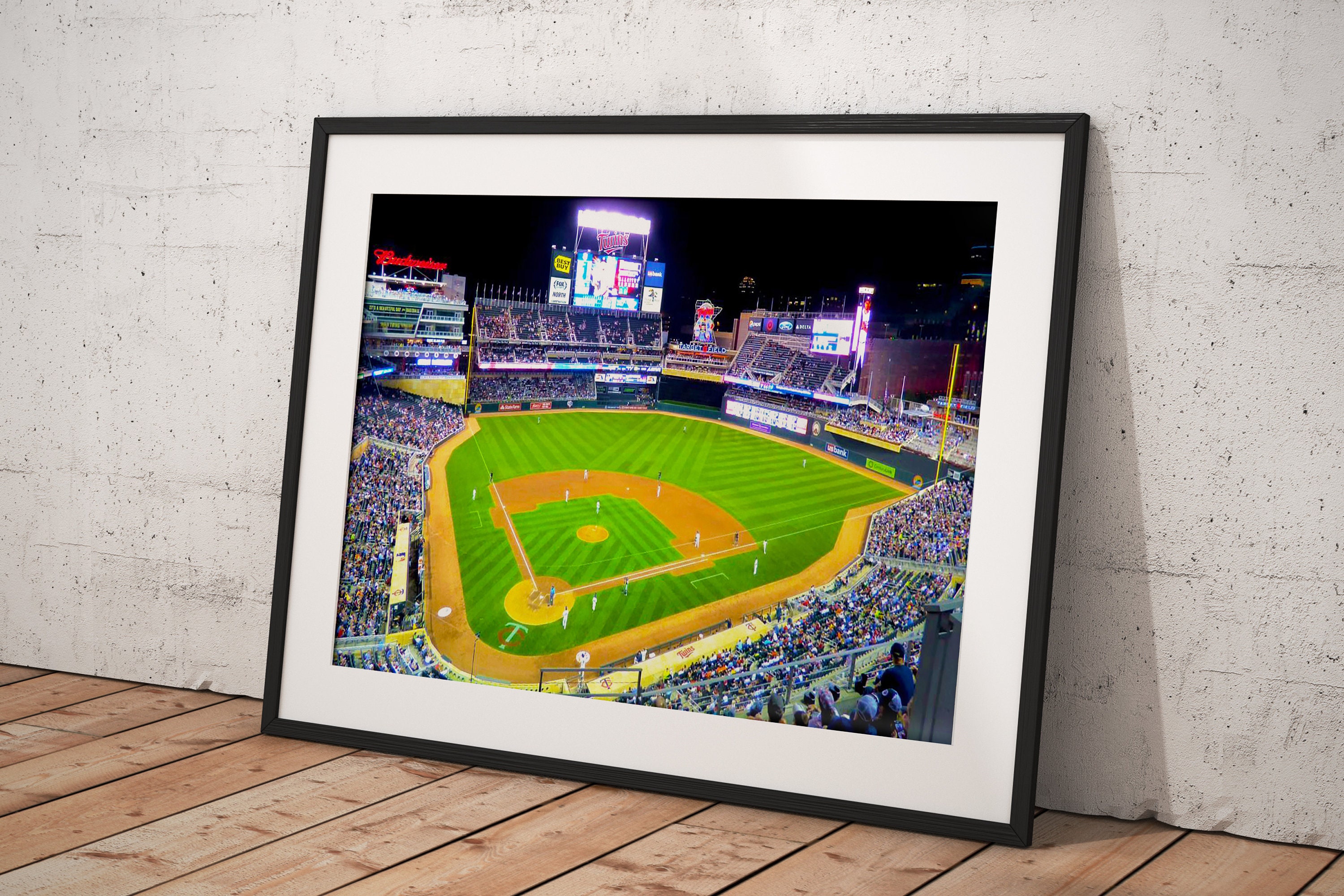 Minnesota Target Field Stadium, Poster Framed Room Decor, Home Decor ...