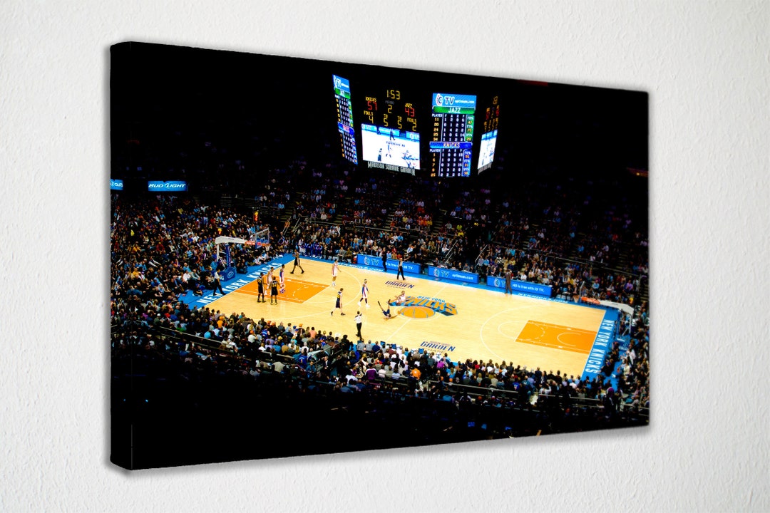 Madison Square Garden - Ny Knicks Stadium Poster Canvas Wall Art Wall ...