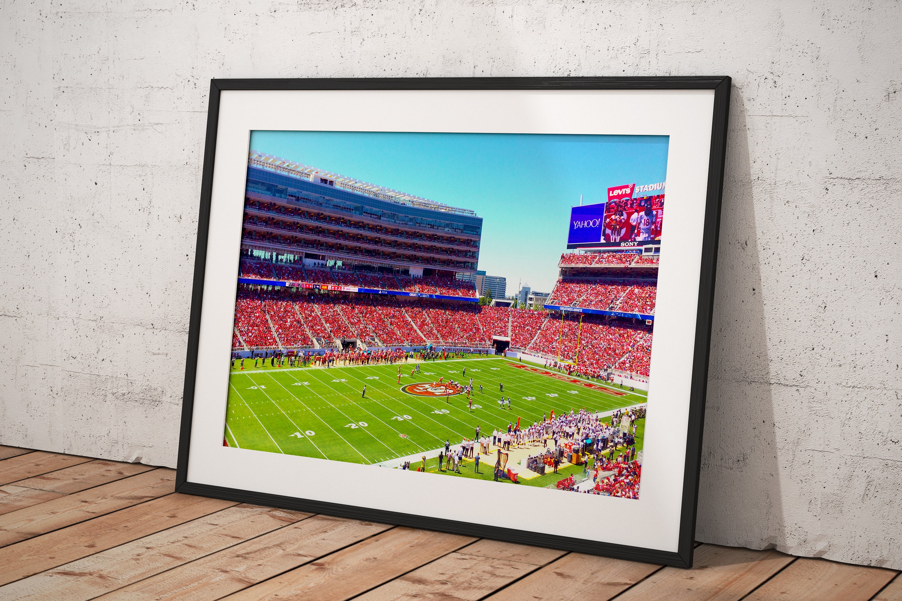 San Francisco 49ers Levis Stadium Poster Framed Room Decor - Etsy
