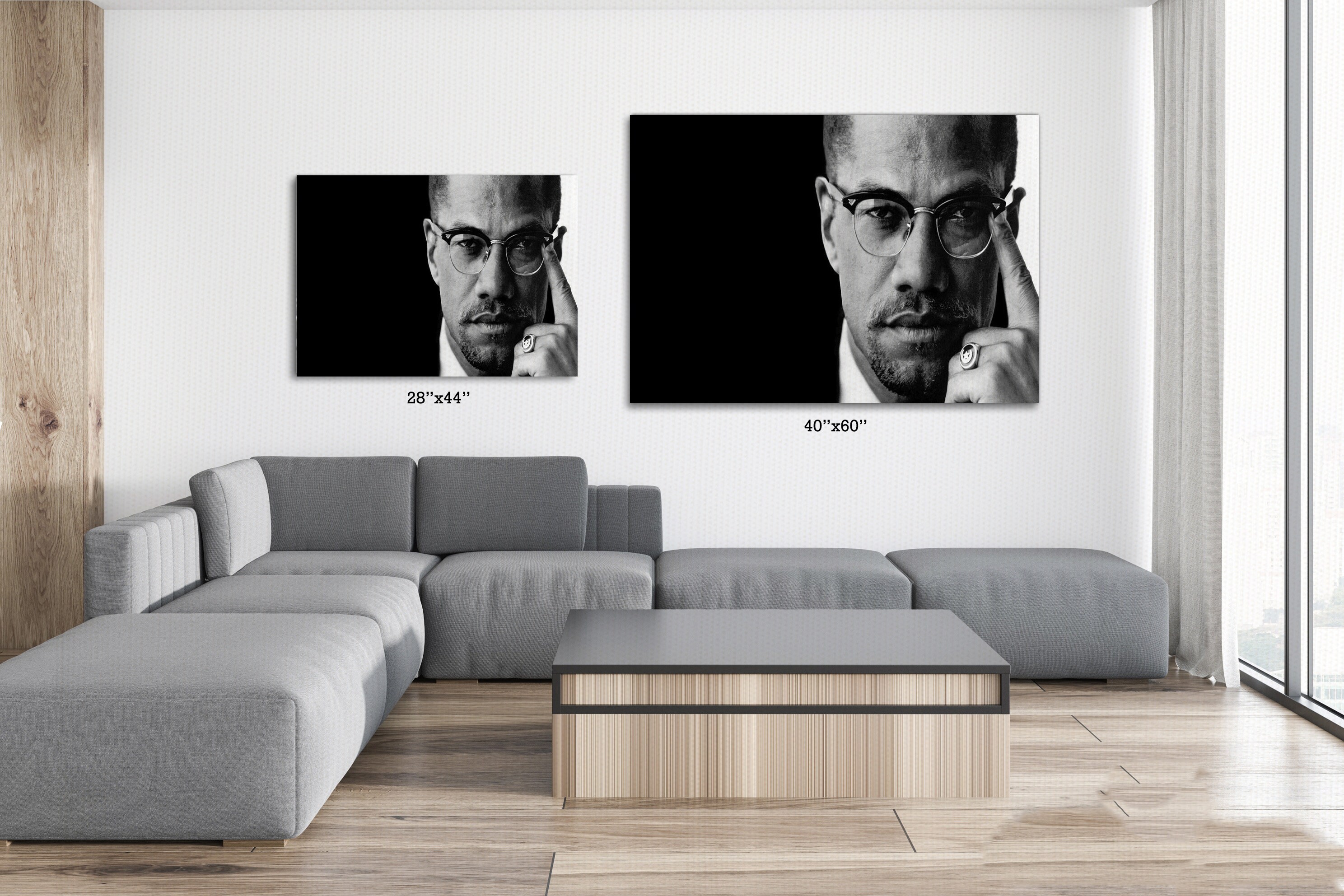 Malcolm X Poster Wall Art Print Wall Decor, Canvas Print, Room Decor ...
