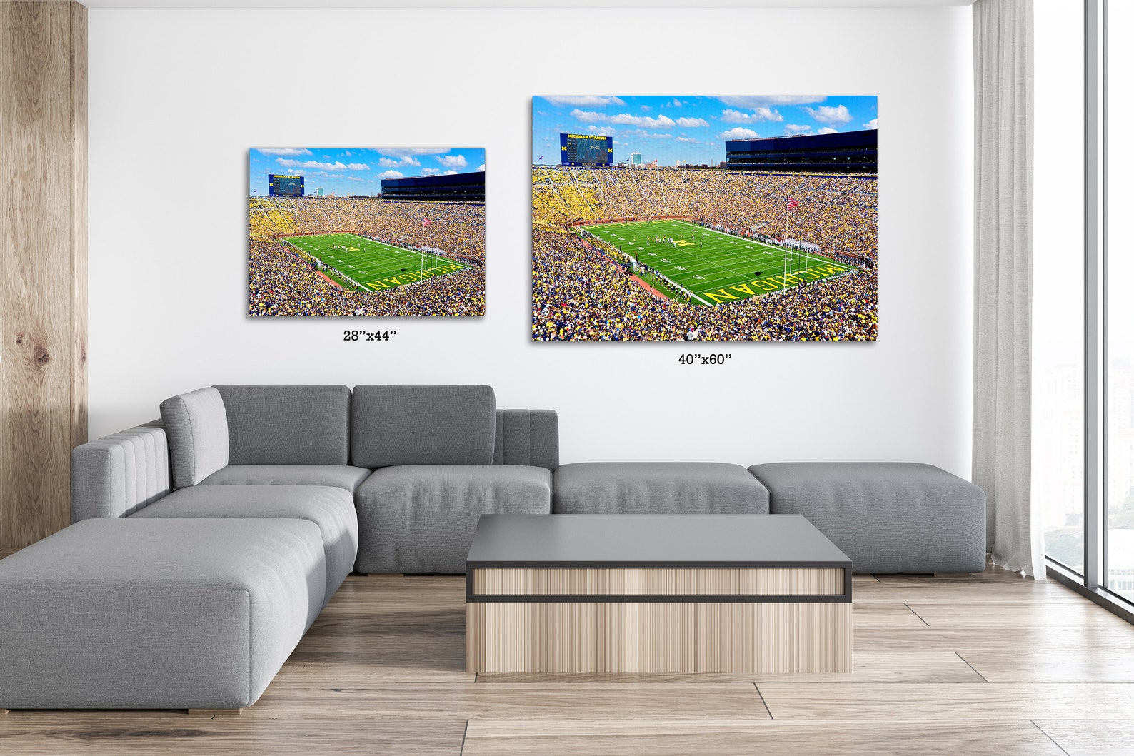 Michigan Wolverines Stadium Poster Canvas Wall Art Wall Decor - Etsy