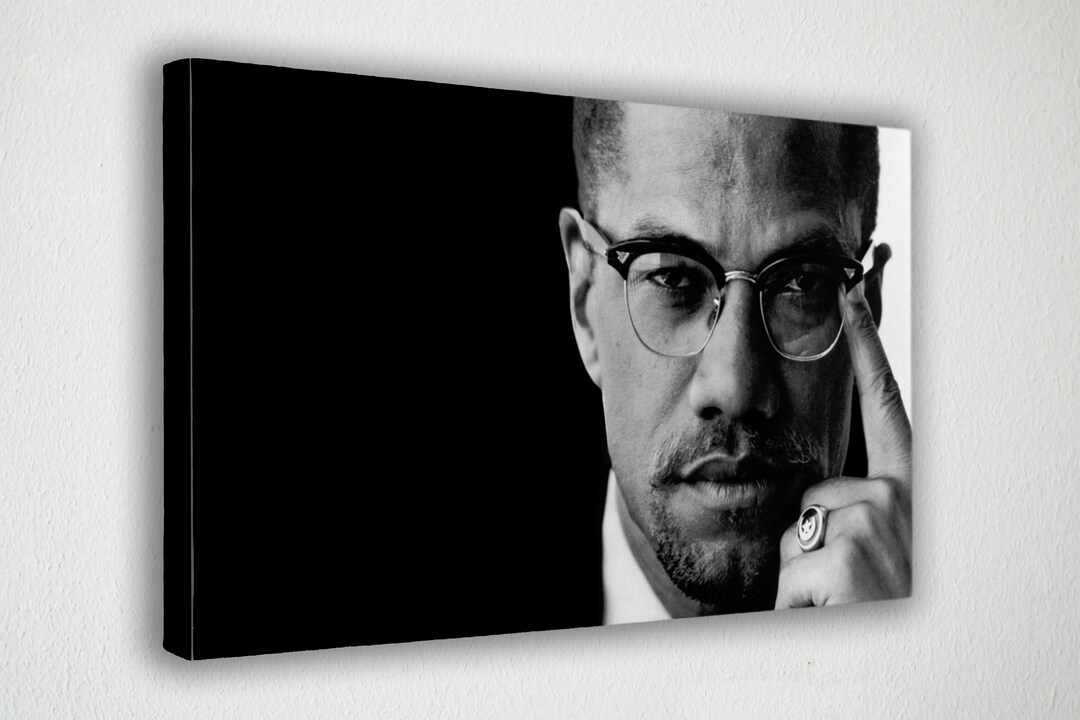 Malcolm X Poster Wall Art Print Wall Decor, Canvas Print, Room Decor ...